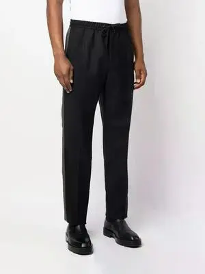 Versace Side Stripe Straight-leg Trousers