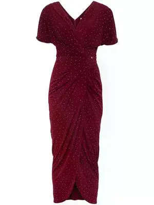 NISSA Crystal-embellished Maxi Dress