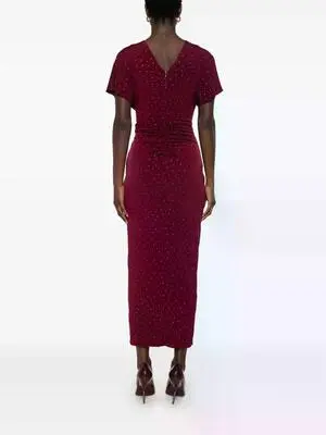 NISSA Crystal-embellished Maxi Dress
