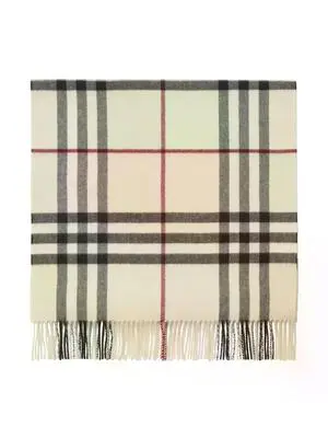 Burberry Check-pattern Cashmere Scarf - Neutrals