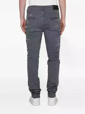 PURPLE BRAND Charcoal Faded Side Seam Skinny Jeans