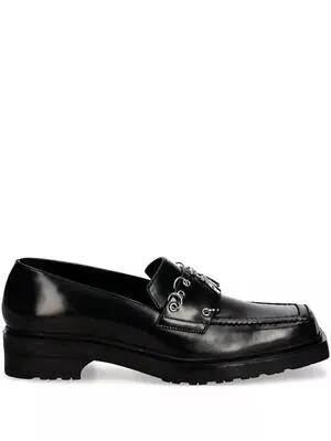 Patrizia Pepe Eyelet Embellished Loafers