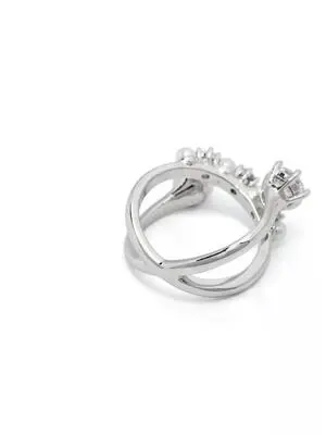 SWAROVSKI Matrix Cocktail Ring - Silver
