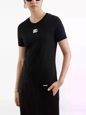 Dolce & Gabbana Dg Logo-embroidered Jersey T-shirt