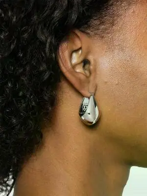 Eddie Borgo Teardrop Hoop Earrings