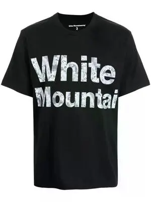WHITE MOUNTAINEERING Logo-print T-shirt - Black