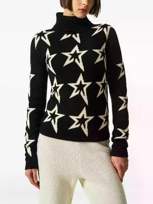 Perfect Moment Star Dust Knit Jumper - Black