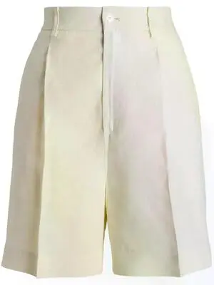 Ralph Lauren Tracy Pleated Linen Shorts