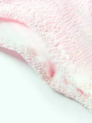PARAMIDONNA Frida Wrinkled-effect Bandeau Bikini - Pink