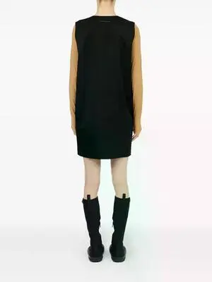 MAISON MARGIELA Sleeveless Plunge V-neck Mini Dress