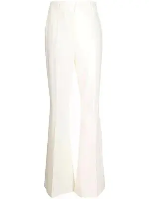 Zuhair Murad High-waisted Flared Trousers - White