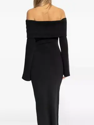 BY MALENE BIRGER Off-shoulder Maxi Dress With Extra-long Sleeves