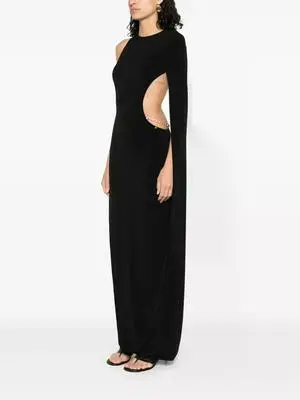 NISSA Jersey Cut-out Maxi Dress