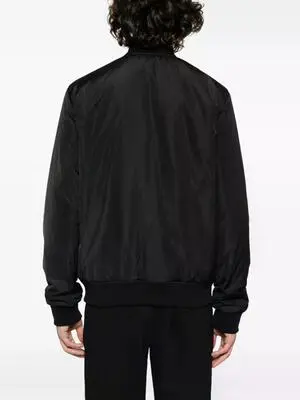 EA7 Logo Patch Bomber Jacket - Black
