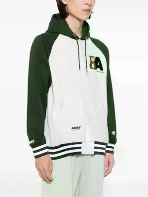 AAPE BY *A BATHING APE Logo-patch Hooded Jacket