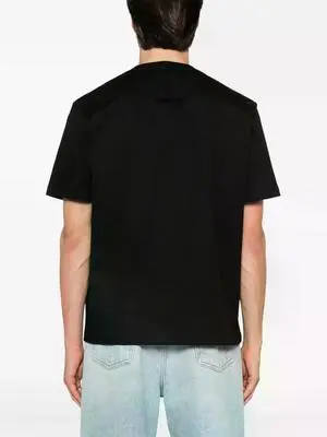 LANVIN Logo-embroidered T-shirt