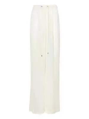 PARAMIDONNA Aurora Metallic-threading Palazzo Pants - Neutrals