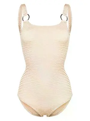 PARAMIDONNA Sophia Sugar Crinkled Swimsuit - Neutrals