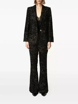 Zadig&Voltaire Valse Single-breasted Blazer - Black