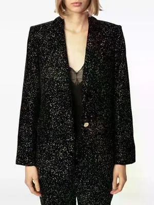 Zadig&Voltaire Valse Single-breasted Blazer - Black