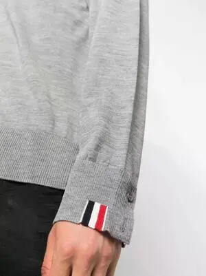 Thom Browne Virgin Wool Crew Neck Sweatshirt