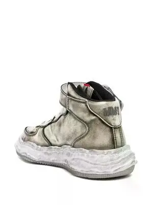 Mihara Yasuhiro Wayne High-top Sneakers - Grey