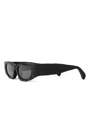 Camper Textured Rectangle Sunglasses - Black