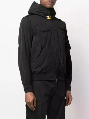 PARAJUMPERS Logo Patch Hooded Jacket