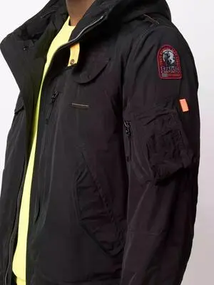 PARAJUMPERS Logo Patch Hooded Jacket