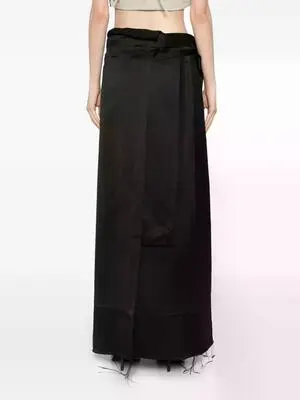 SANKUANZ Raw Edge Skirt