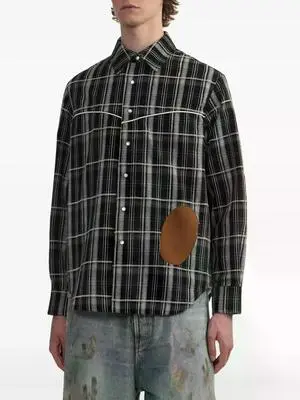 Andersson Bell Checked Shirt - Black