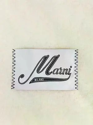 Marni Logo-patch Scarf - White
