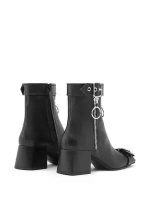 COURREGES Gogo Leather Ankle Boots