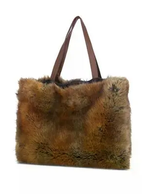 NICCOLO PASQUALETTI Faux Fur Tote Bag