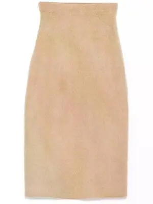 Fabiana Filippi Brushed Mohair Pencil Skirt