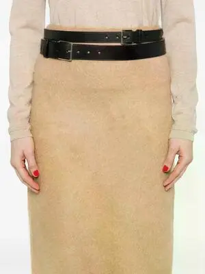 Fabiana Filippi Brushed Mohair Pencil Skirt