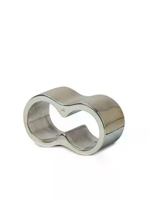 PARTS OF FOUR Contour Double Ring - Silver