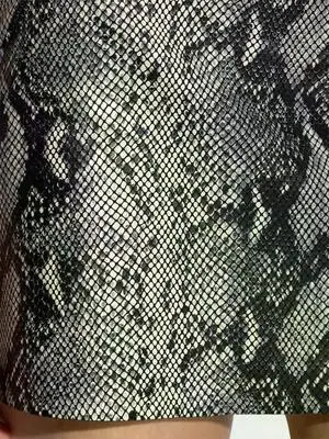 ALLSAINTS Renai Snakeskin Print Mini Skirt