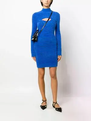 GENNY Iconic Cut-out Minidress - Blue