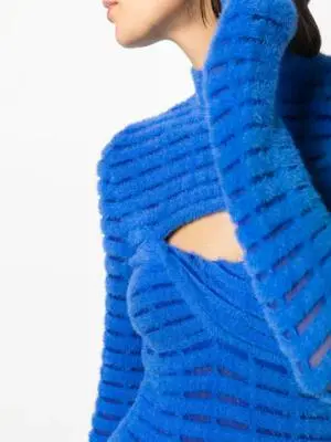 GENNY Iconic Cut-out Minidress - Blue