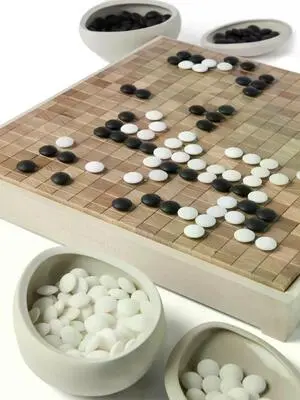 Brunello Cucinelli Wooden Go Game Set