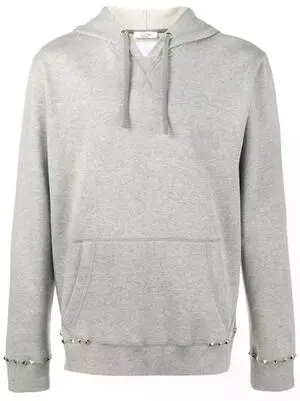 Valentino Garavani Rockstud Hoodie - Grey