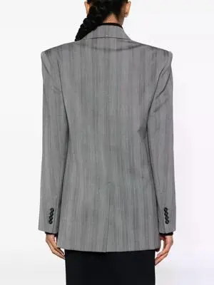 Sportmax Herringbone Double-breasted Blazer
