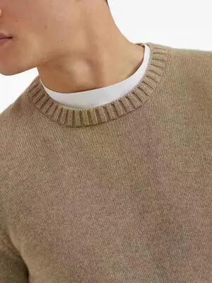 Brunello Cucinelli Cashmere Crewneck Jumper - Neutrals