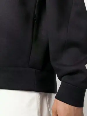 Giorgio Armani Logo-embroidered Zip-up Hoodie
