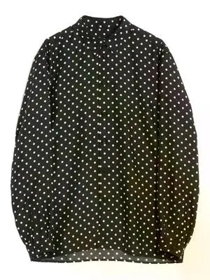 Valentino Garavani Plusdepois-print Silk Shirt - Black
