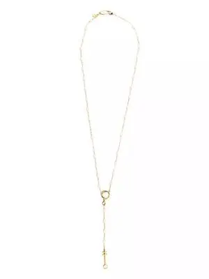 CAPSULE ELEVEN Pearl Rosary Necklace With Cross Pendant