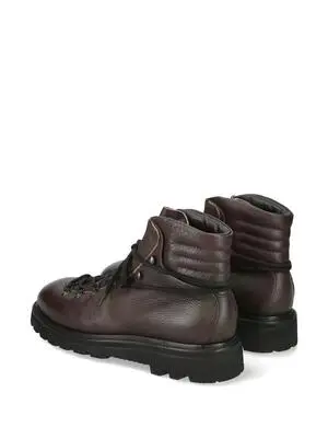 Premiata Leather Lace-up Ankle Boots