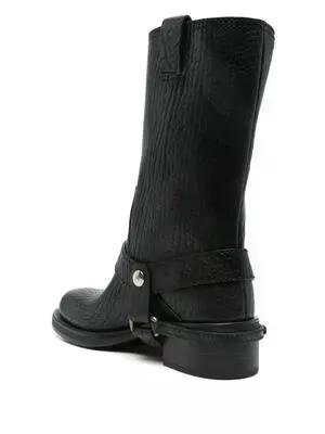Miu Miu Leather Ankle Boots