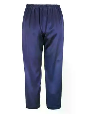 PETER COHEN Elasticated Waistband Trousers - Blue